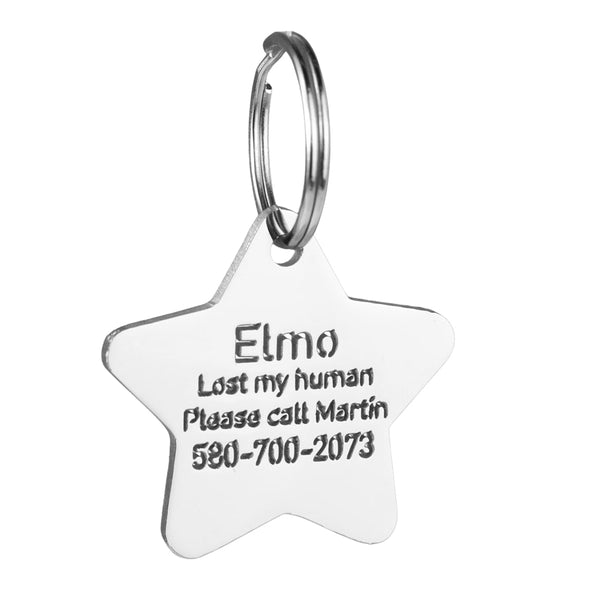 Cute StarDog ID Tag - Taglec
