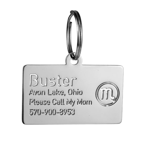 Scorpio Zodiac Dog ID Tag: Mysterious and Intense IDs for Pets - Taglec