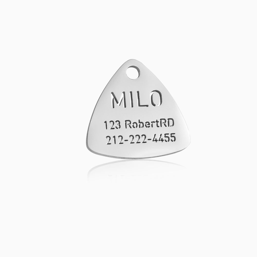 Triangle Dog ID Tag - Taglec