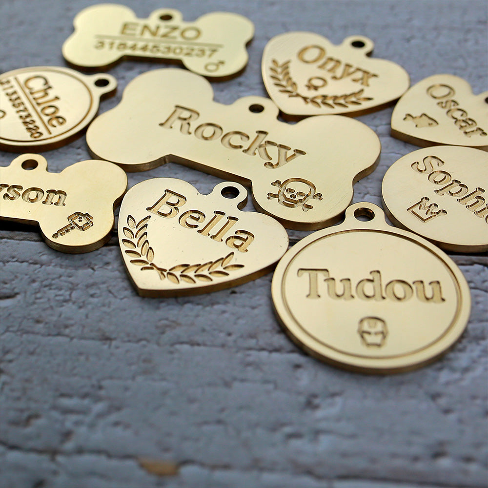 Deep Engraved Dog Tags | - Taglec